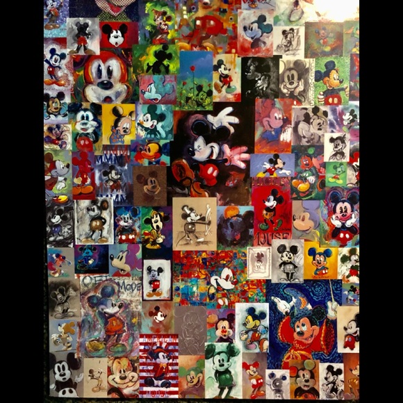 Disney | Art | Rare Wcoa Signed And Numbered Lithograph Disney Mickey ...